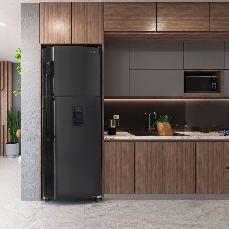 Nevera Haceb No Frost 448 Litros Panel Digital - Inox Negro - Haceb