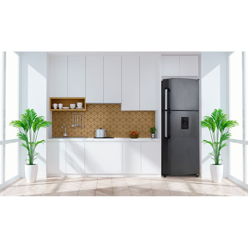 Nevera Haceb No Frost 448 Litros Manija externa - Titanio - Haceb